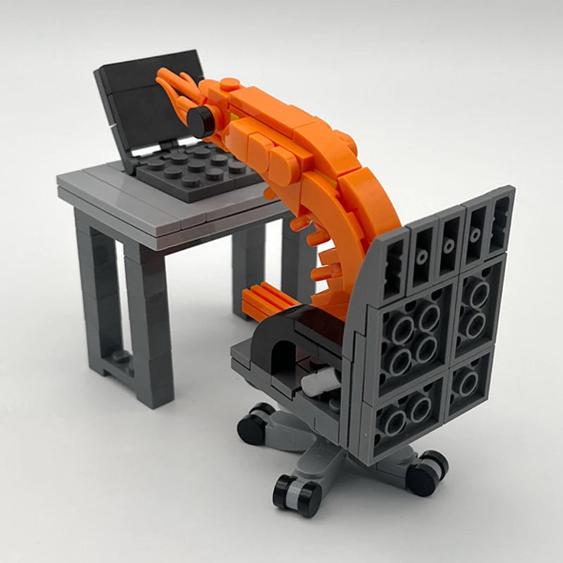 MOC Shrimp Building Block Model – Creative Assembly Set for Display ...